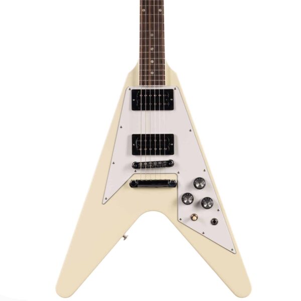 Gibson 70s Flying V Classic White | Moore Guitars