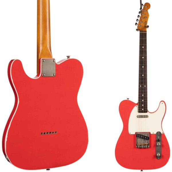 Whitfill T-Style Light Relic Fiesta Red | Moore Guitars